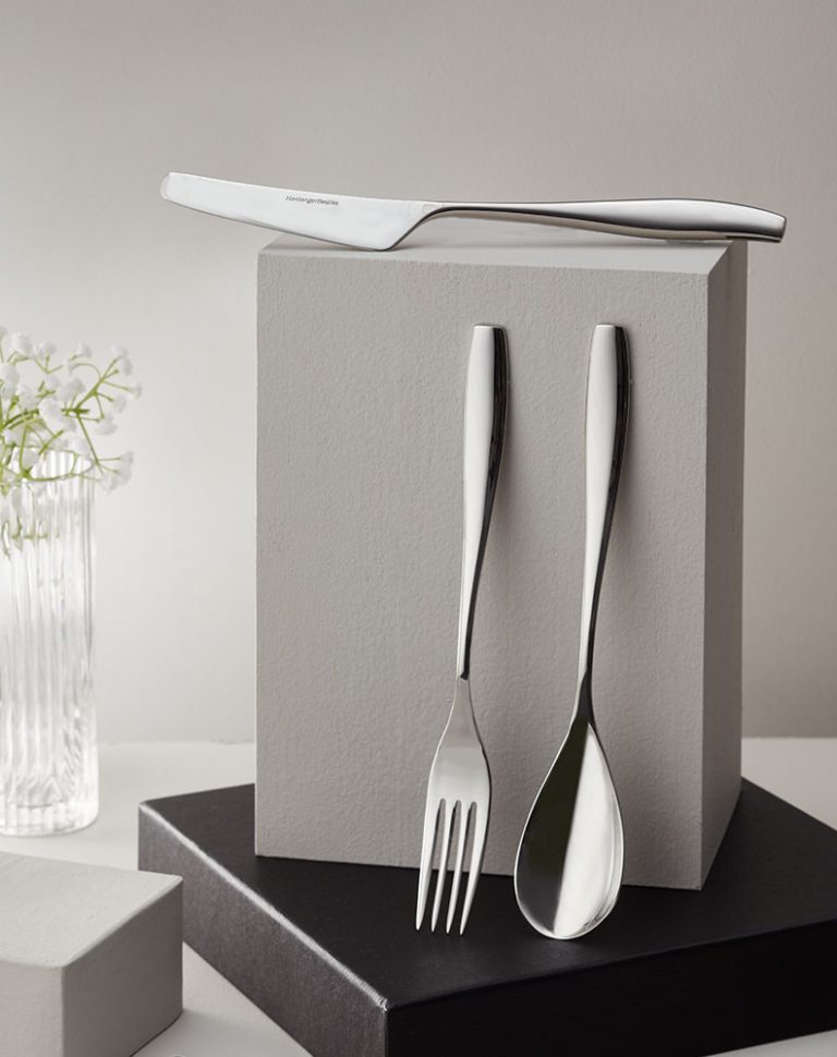 Julie bestikket, elegante former og ergometrisk grep - Hardanger Bestikk